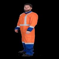 China Electric Welding Flame Retardant Coverall Workwear 210 Gram For Oil Field Metallurgy for sale