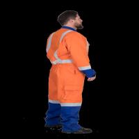 China EN11611 Orange Hi Vis Flame Retardant Coverall Workwear Fire Resistant for sale