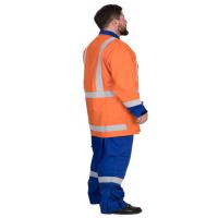 China CN88 12 Orange Flame Retardant Overalls Men For Welding for sale