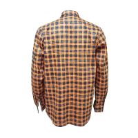 China 210gsm Fire Retardant Work Shirt FRC Plaid Pattern Long Sleeve for sale