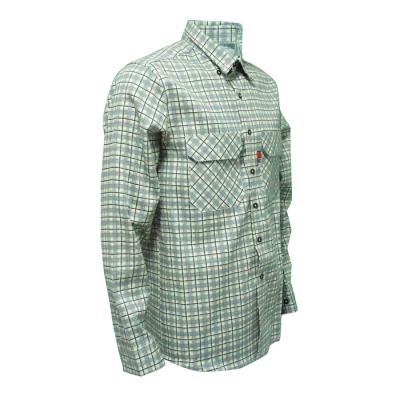 China NFPA2112 HRC2 Fire Retardant Work Shirt Fire Proof Customized Logo for sale