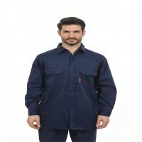China Buttons Style Flame Resistant Work Shirt Customized LOGOS / Lables for sale