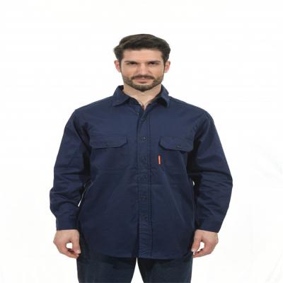 China Buttons Style Flame Resistant Work Shirt Customized LOGOS / Lables for sale