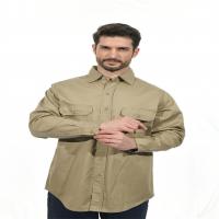 China EN ISO11611 Fire Retardant Work Shirt 7.5oz Good Breathability for sale