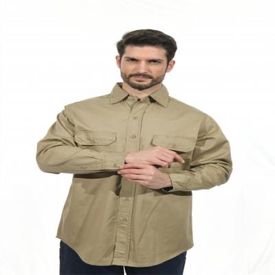 China EN ISO11611 Fire Retardant Work Shirt 7.5oz Good Breathability for sale