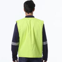 China CN88 12 Flame Retardant Safety Vest FR Reflective Fluorescent Yellow for sale