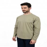 China Henley Forge FR Shirts Cotton Arc Proof CAT2 Long Sleeve Flame Resistant Shirts for sale