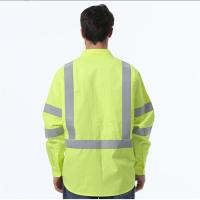 China EN61482 Safety Reflective Taped Hi Vis Workwear FR Long Sleeve for sale