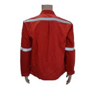 China 210gsm Twill Red Fire Resistant Jackets En11611 Cvc FR 100 Cotton Hi Vis Fr Winter Jacket for sale
