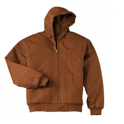 China 10oz FR Cotton Canvas Jacket NFPA2112 Flame Retardant Winter Jacket for sale