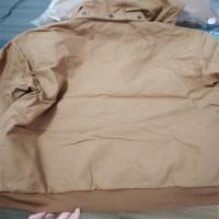 China 12oz Fire Resistant Duck Canvas Jacket Cotton Windproof FR Winter Quilt Lined Jackets for sale