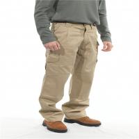 China NFPA 2112 Certified Customized Cargo Flame Resistant Pants Gray 6 Pockets 7.5oz for sale