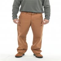 China Brown Flame Fire Retardant Workwear Mens Cargo FR Work Pants 10oz HRC2 14 CAL for sale