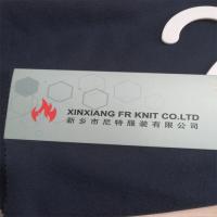 China 7oz Knitted Arc Proof FR Cotton Fabric Fire Retardant Interlock ENISO11612 for sale