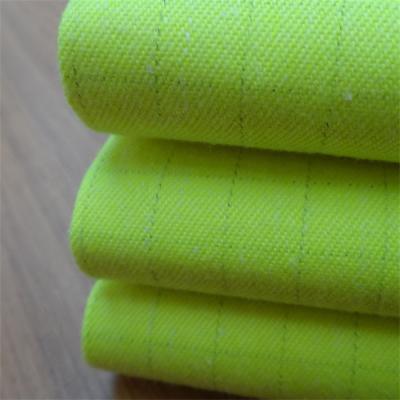China EN1149-3 Inherent FR Fabric 60% Modacrylic 38% Cotton Woven 260gsm for sale