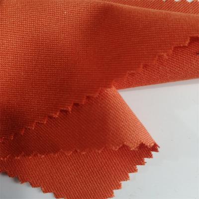 China 93 Meta Aramid Inherently Flame Retardant Fabric 4.5oz Orange For Safety Coverall for sale