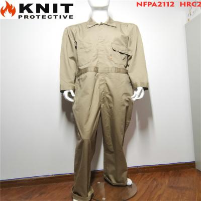 China CFR Flame Retardant Coverall Workwear 210 Gram Mining Industry Fire Rated Overalls for sale