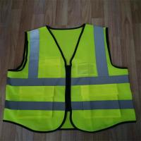 China EN20471 Hi Vis Vest With Pockets For Construction Polyester Mesh for sale