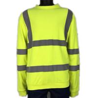 China High Visibility 100 Percent Cotton Reflective Shirts FR Fleece For Construction Workers for sale