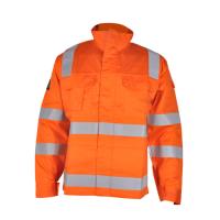 China FR KNIT Fire Resistant Jackets EN11612 Hi Vis Welding Jackets for sale