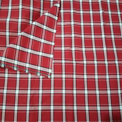 China CN88 12 FR Plaid Cotton Fabric Yarn Dyed Twill 7.5oz For Flame Retardant Shirt for sale