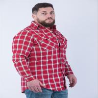 China CN88 12 FR Plaid Cotton Fabric Yarn Dyed Twill 7.5oz For Flame Retardant Shirt for sale