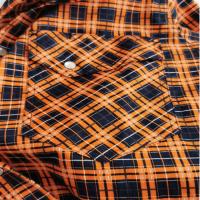 China Plaid Printed Fire Resistant Material Fabric 210 Gram EN11611 for sale