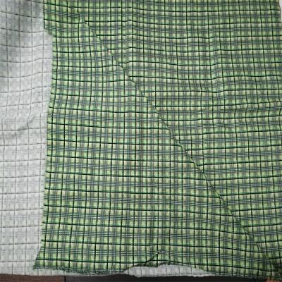 China Twill Weave Cotton Flame Retardant Fabric 6.5oz Printed Plaid for sale