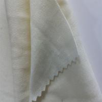 China 100% Mera Aramid Inherent FR Fabric 220gsm Knitted Interlock Fabric for sale
