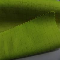 China Flame Retardant Hi Vis Yellow Fabric 60 38 2 Modacrylic Cotton Anti Static for sale