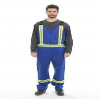 China FR Label 7oz Flame Retardant Coverall Workwear For Men for sale