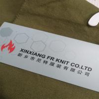China NFPA2112 Standard Flame Retardant Fabric 32S Yarn FR Cotton Rib Knit Fabric for sale