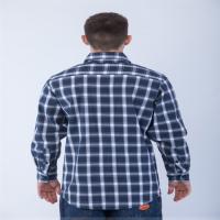 China Cotton FRC FR Plaid Shirt 6.5oz For Working Safety HRC2 Arc Rated for sale
