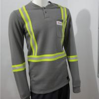 China Cotton Fleece Fabric Flame Resistant Workwear 11oz HRC2 ARC Level for sale