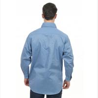China CFR Fire Retardant Work Shirt 260gsm Twill Long Sleeve FR Button Up Shirt for sale