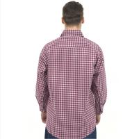 China Yarn Dyed Printed Fire Retardant Work Shirt 210gsm 260gsm FR Plaid Shirt For Welder for sale