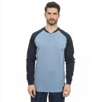 China Durable Mechanical FR Henley Shirt 7oz Fire Resistant Long Sleeve for sale