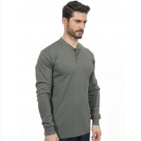 China Welder Cotton Flame Resistant Long Sleeve Shirts With Buttons CAT2 for sale