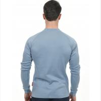 China Light Blue Button FR Henley Shirt Working NFPA 2112 CAT 2 FR Shirt for sale