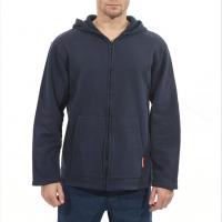 China CFR 100 Cotton FR Fleece Hoodie 10oz FR Hoodie Jacket With Zipper for sale