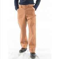 China Brown Canvas FR Cotton Duck Work Pants 10oz HRC2 14 CAL for sale