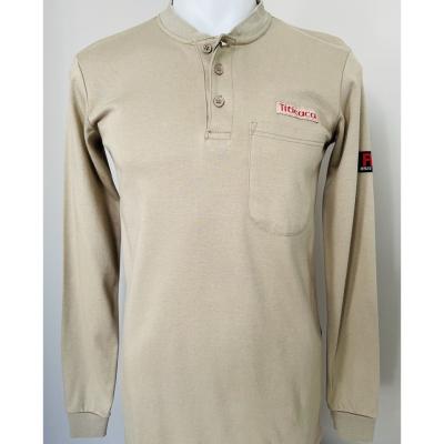 China Big And Tall Long Sleeve 4XL Fire Resistant Shirts For Men for sale