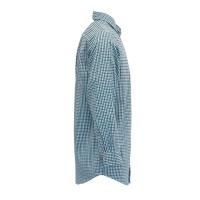 China Mens Cotton 210gsm Fire Resistant Shirts Arc Welder Snap for sale