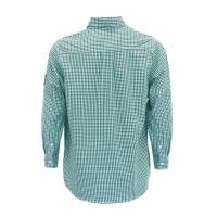 China Mens Cotton 210gsm Fire Resistant Shirts Arc Welder Snap for sale