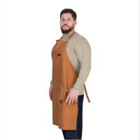 China Welder Use Flame Retardant Apron 100% Cotton Canvas Arc Rated Apron Arc Flash for sale