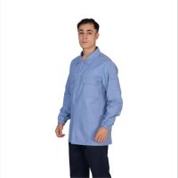 China CN88/12 FR Work Shirt 7.5oz Twill Long Sleeve Button Up Uniform Shirt NFPA2112 for sale