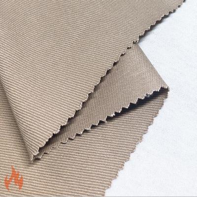 China EN11611 Fire Proof Fabric 10*7S Cotton FR Heavy Fabric For CAT2 FR Garment for sale