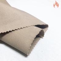 China EN11611 Fire Proof Fabric 10*7S Cotton FR Heavy Fabric For CAT2 FR Garment for sale