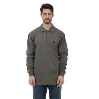 China FR Polo T Shirt 100% Cotton Men'S Flame Retardant Henley Shirt NFPA2112 for sale