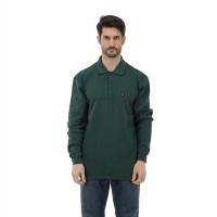 China FR Polo T Shirt 100% Cotton Men'S Flame Retardant Henley Shirt NFPA2112 for sale
